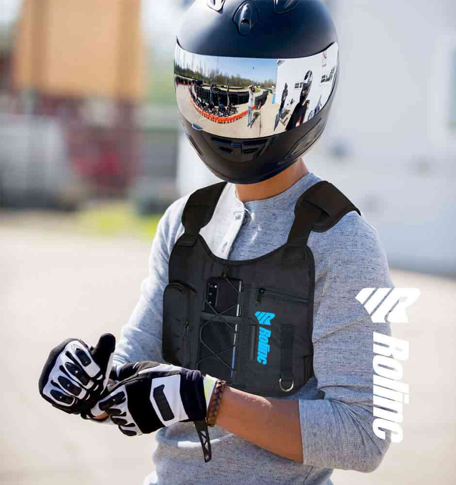 ️Pechera Porta Celular para grabar en Moto ciclismo ROLINC🛵🛒🏃‍♀️ – TIENDABI
