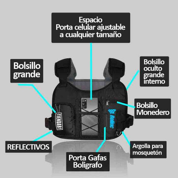 ️Pechera Porta Celular para grabar en Moto ciclismo ROLINC🛵🛒🏃‍♀️ – TIENDABI